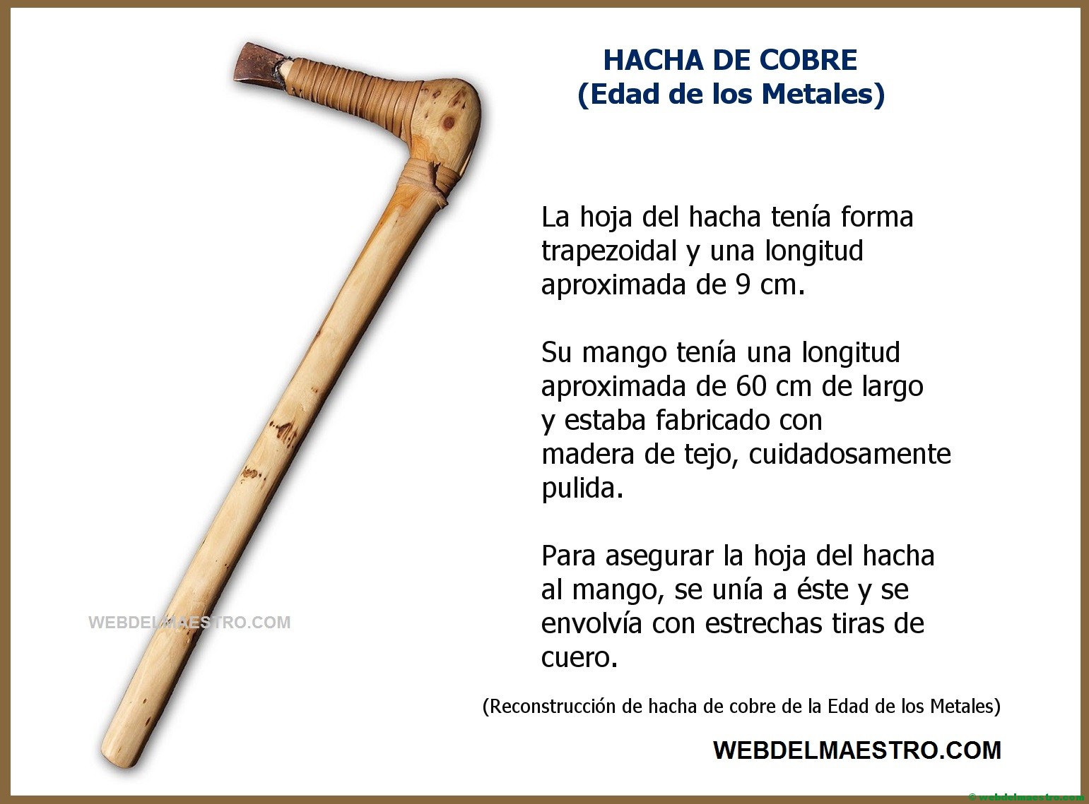 Edad de los Metales para niños de Primaria | Web del Maestro