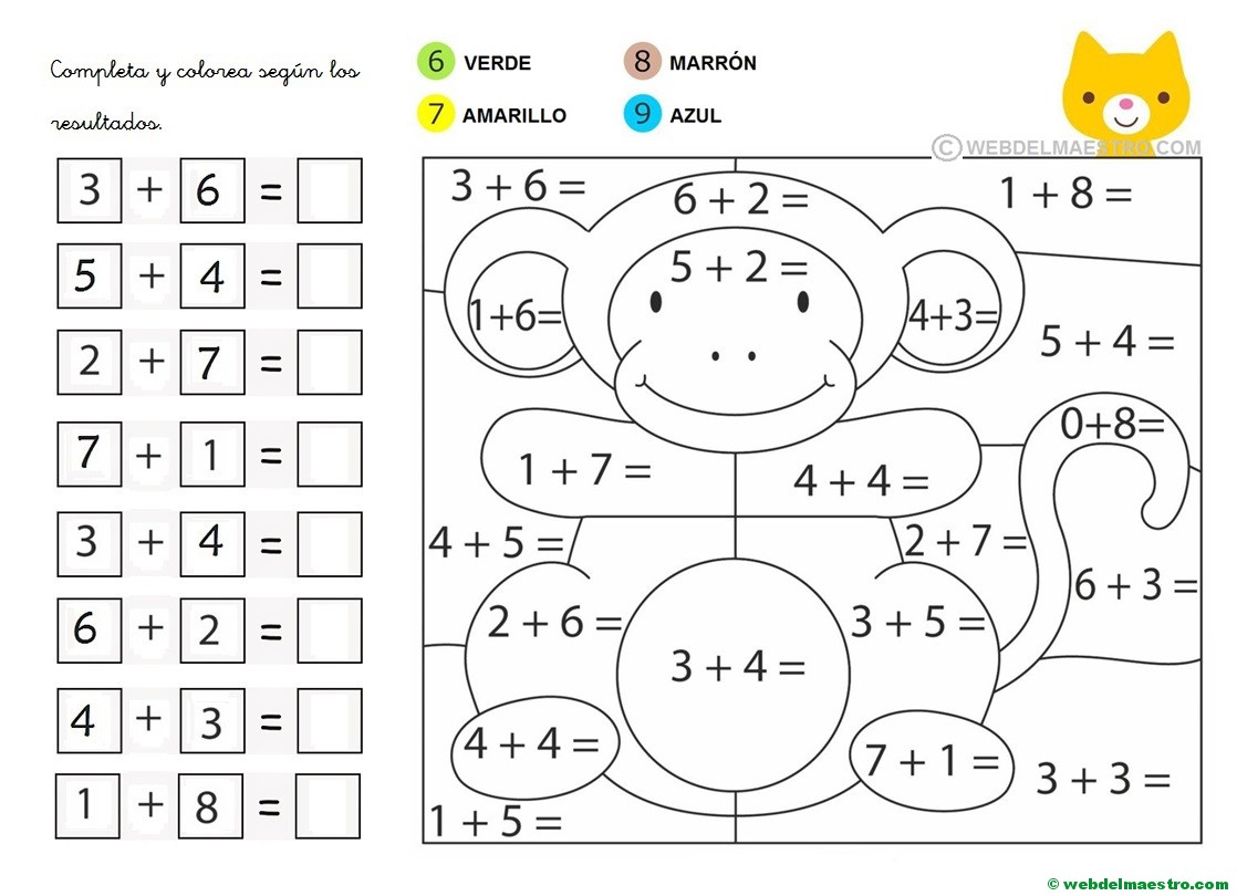 Ejercicios de sumas y restas | Web del Maestro