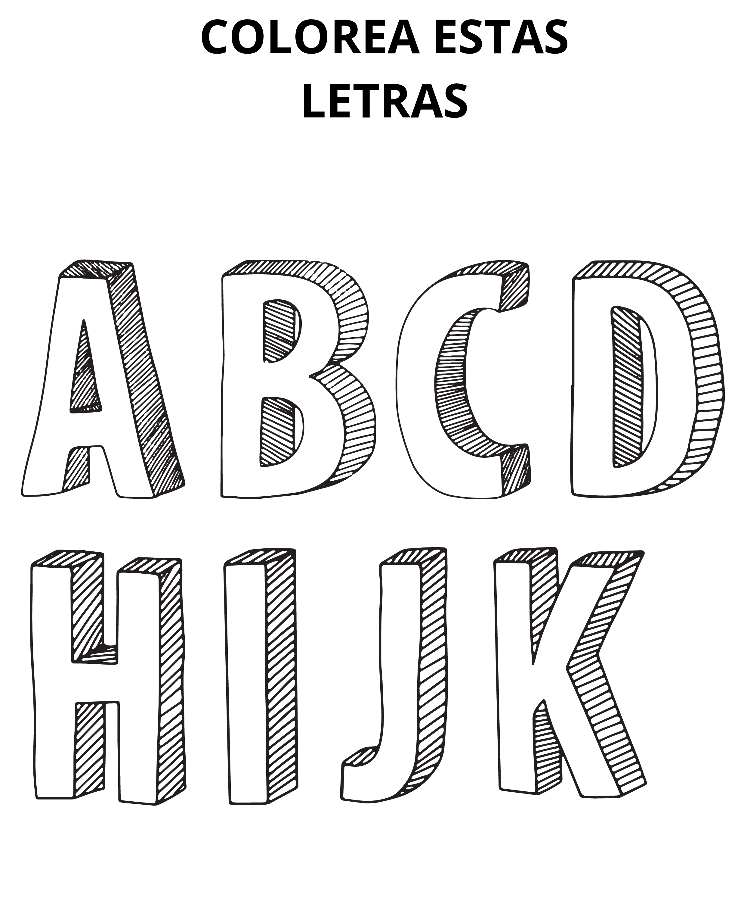 Fichas para imprimir del abecedario | PDFs gratis | Web del Maestro