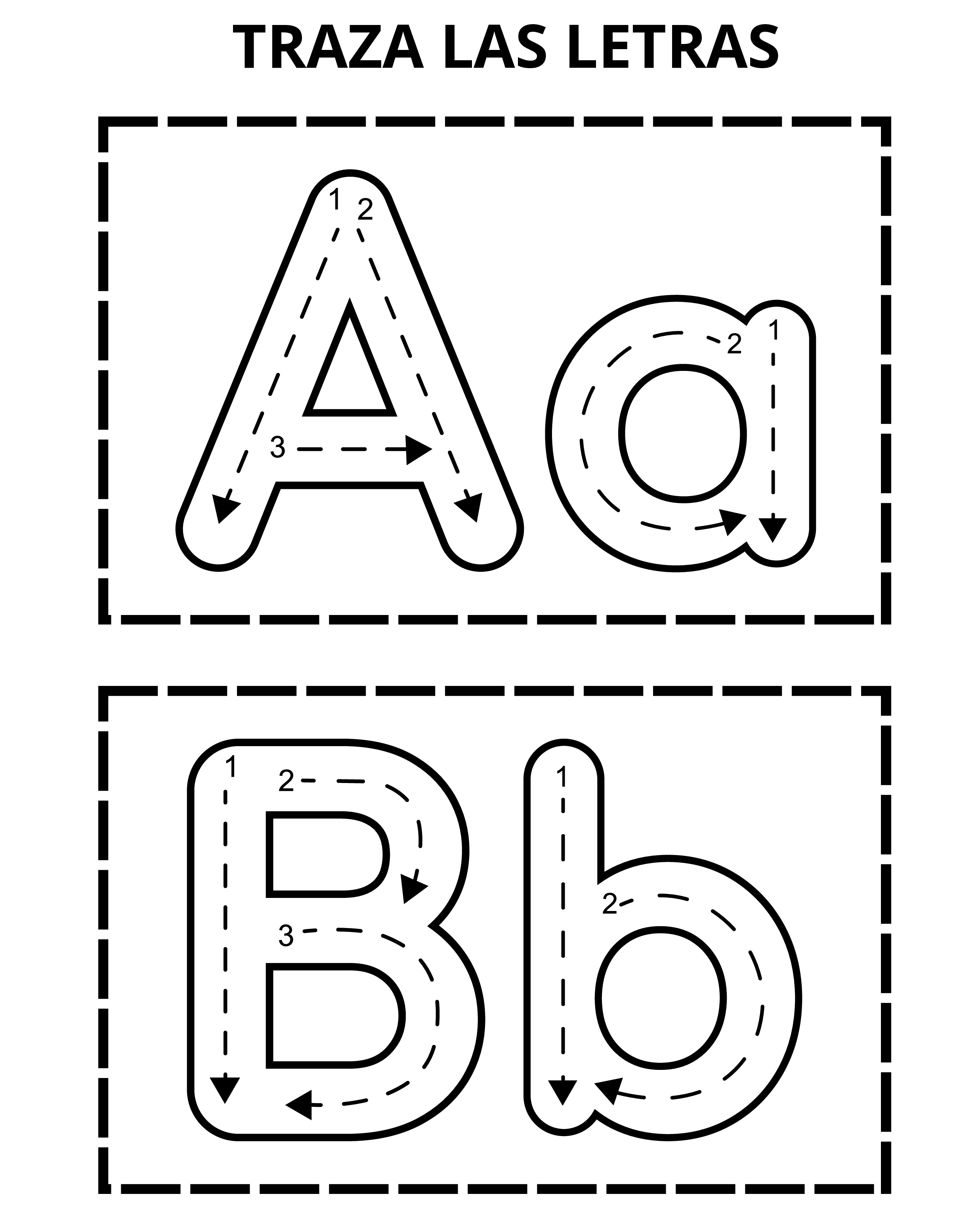 Fichas para imprimir del abecedario | PDFs gratis | Web del Maestro