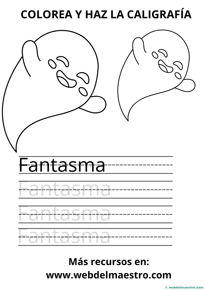 Fichas para imprimir de Halloween | Los mejores PDFs | ¡Gratis! | Web ...